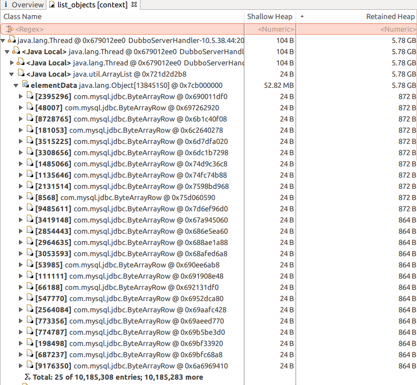 绿色记忆:使用Eclipse Memory Analyzer分析JVM堆Dump